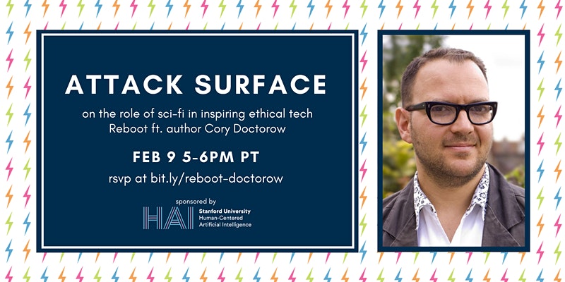 Cory Doctorow at the Stanford Institute for Human-Centered Artificial ...