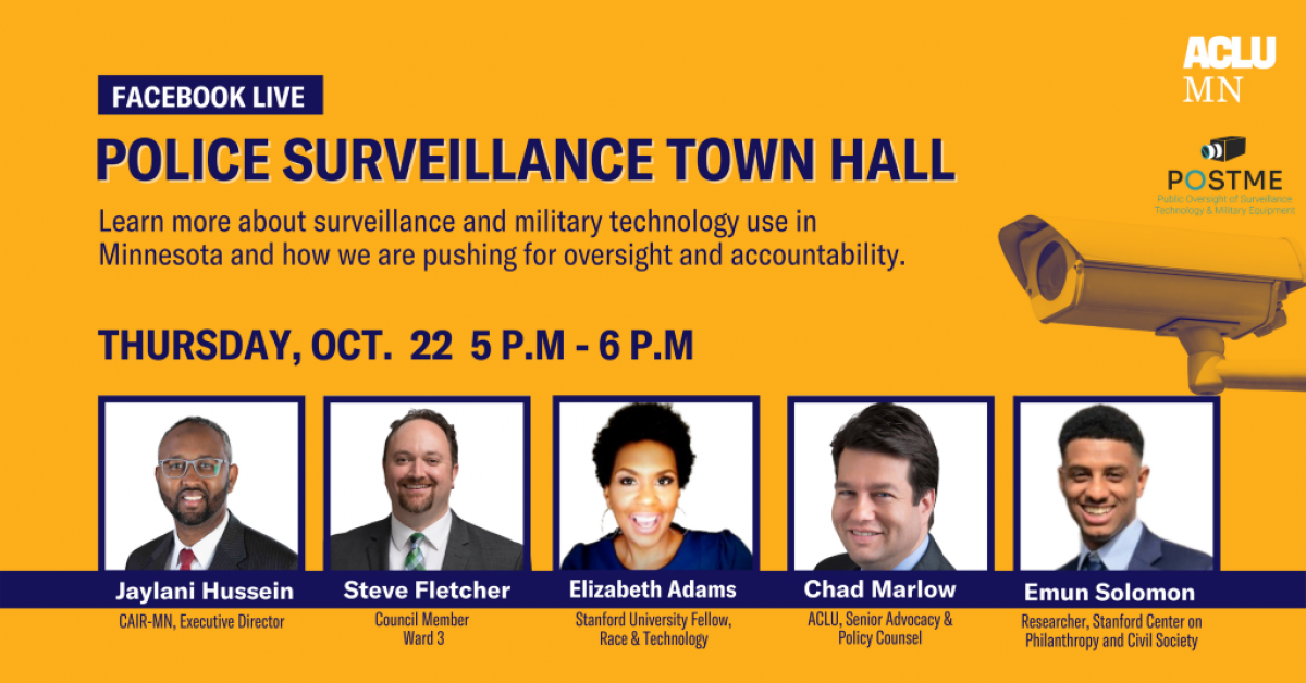 Police Surveillance Town Hall | Electronic Frontier Foundation