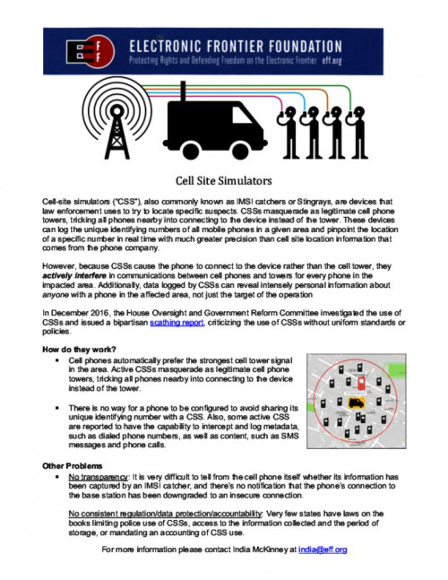 Legislative One-Pager | Electronic Frontier Foundation